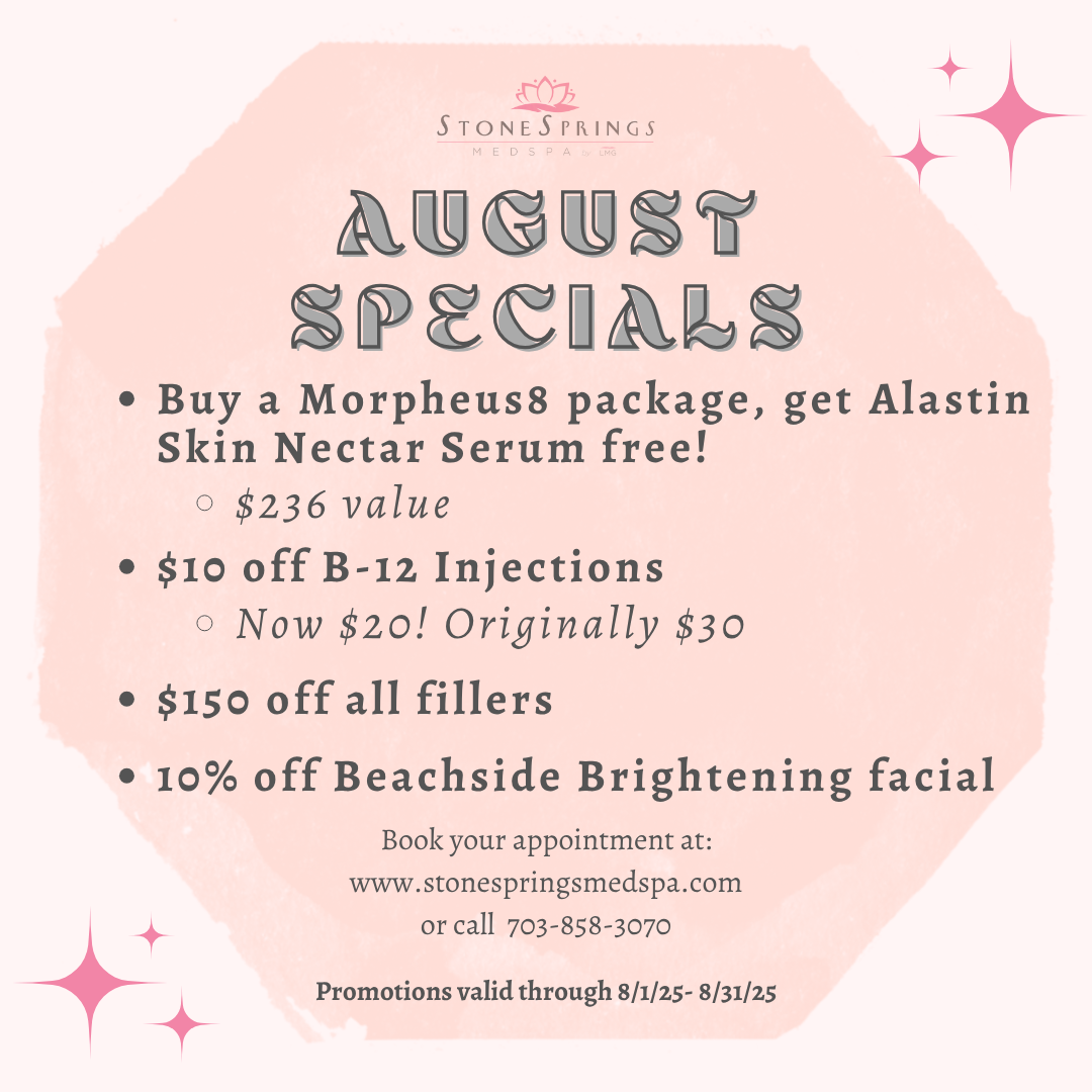 August Newsletter - Stone Springs MedSpa by LMG